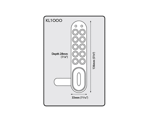 KL1000 KitLock Locker Lock - OjiSmart