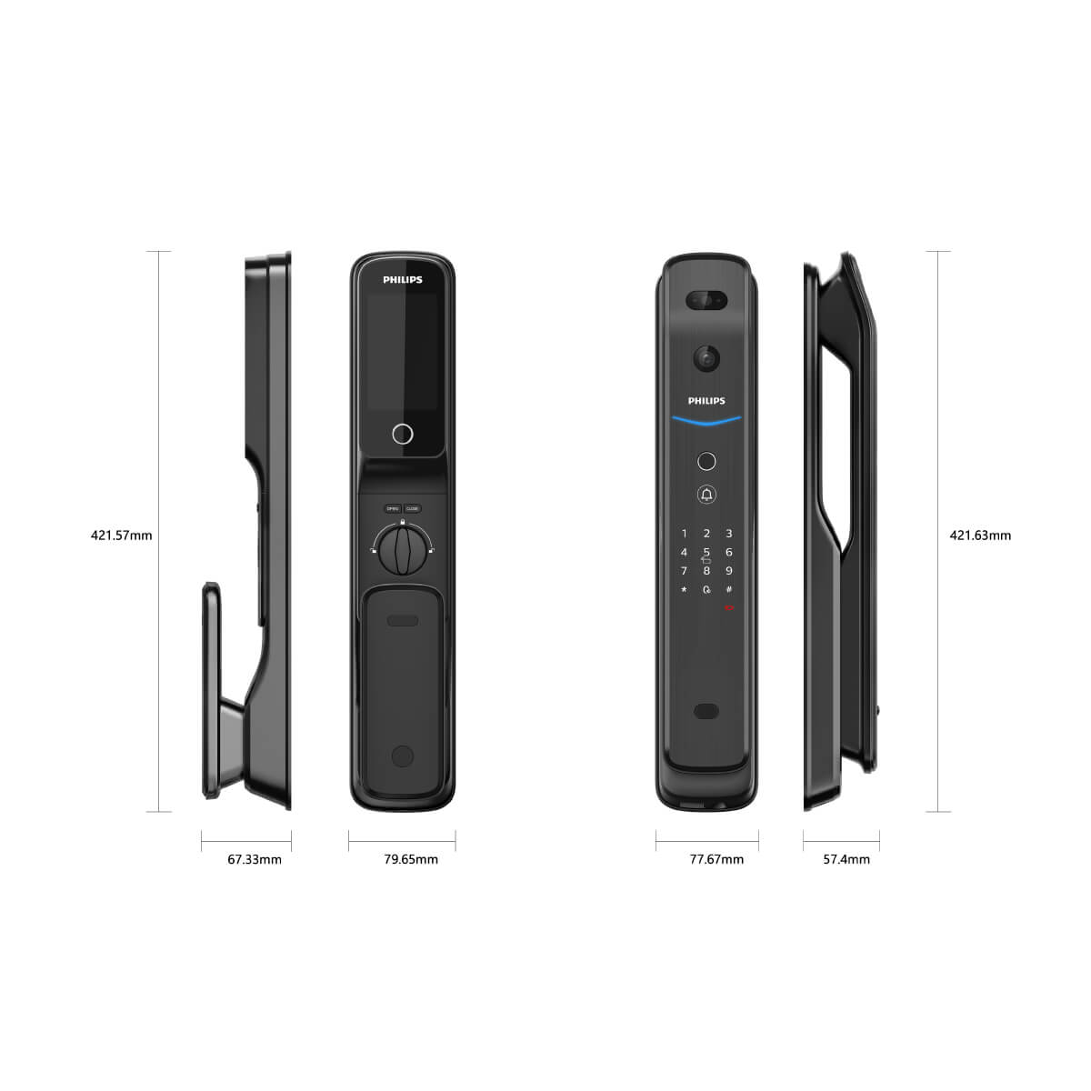 Philips DDL709-FVP-7HWS Facial Recognition Smart Lock