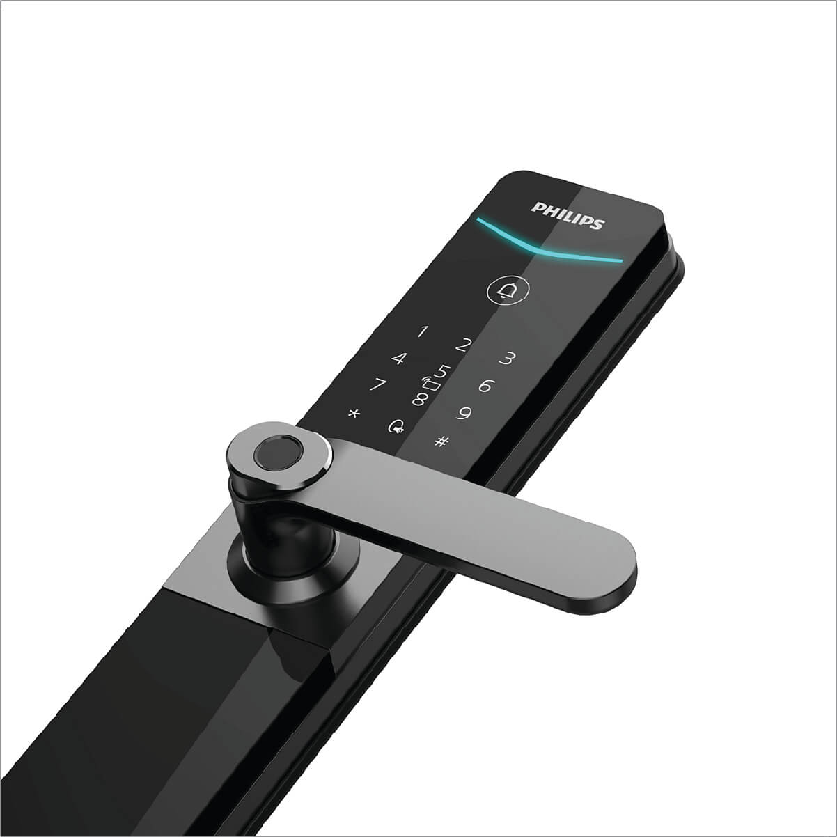 The New Philips DDL 610-5HBS Fingerprint Lock - OjiSmart