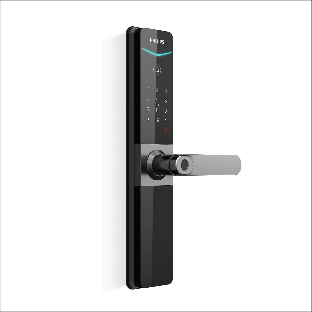 The New Philips DDL 610-5HBS Fingerprint Lock - OjiSmart